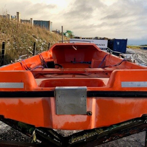 “WATERCRAFT” Ex oil rig totally enclosed lifeboat 8.5m x 3m SOLD ...